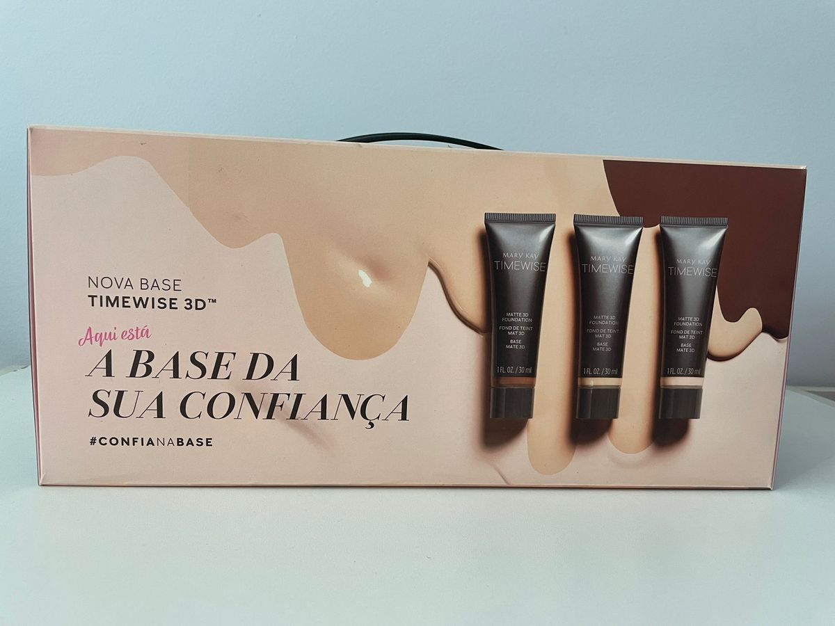 Maleta Demonstradora Bases Timewise 3d | Maquiagem Feminina Mary Kay ...