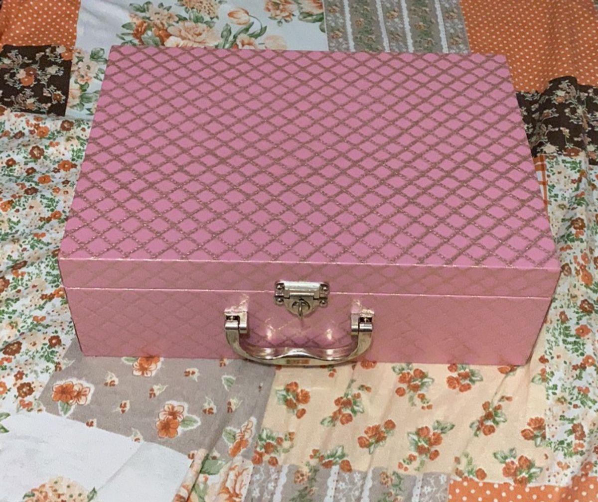 Maleta Porta Joias Rosa Mega Pink | Produto Feminino Pink Usado ...