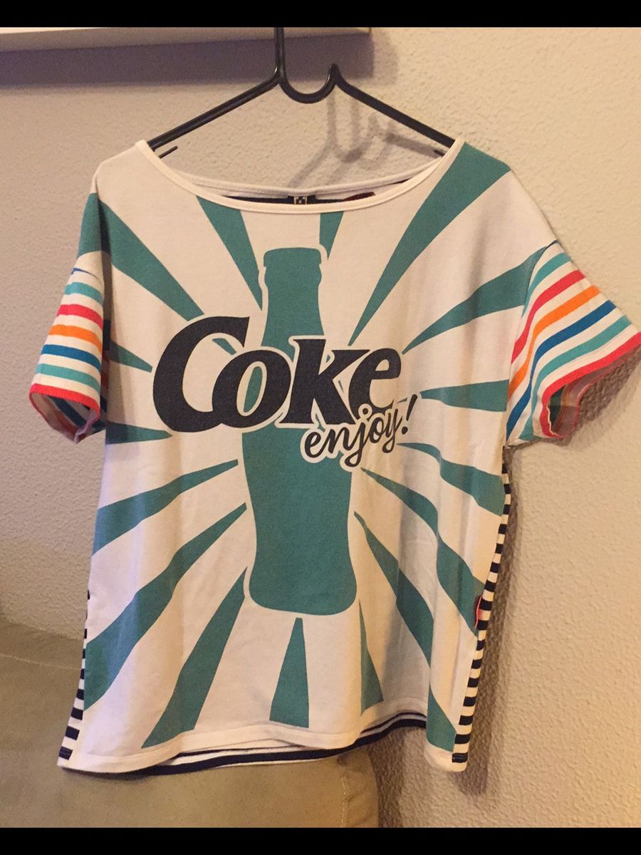 Malha Basica Coca Cola M! Descolada e de Algodão! | Blusa Feminina Coca ...