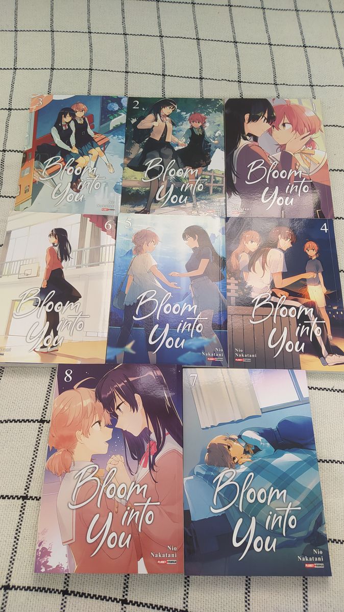 Mangá Bloom Into You Vol.1 Ao Vol.8 | Livro Panini Usado 83192363 | enjoei