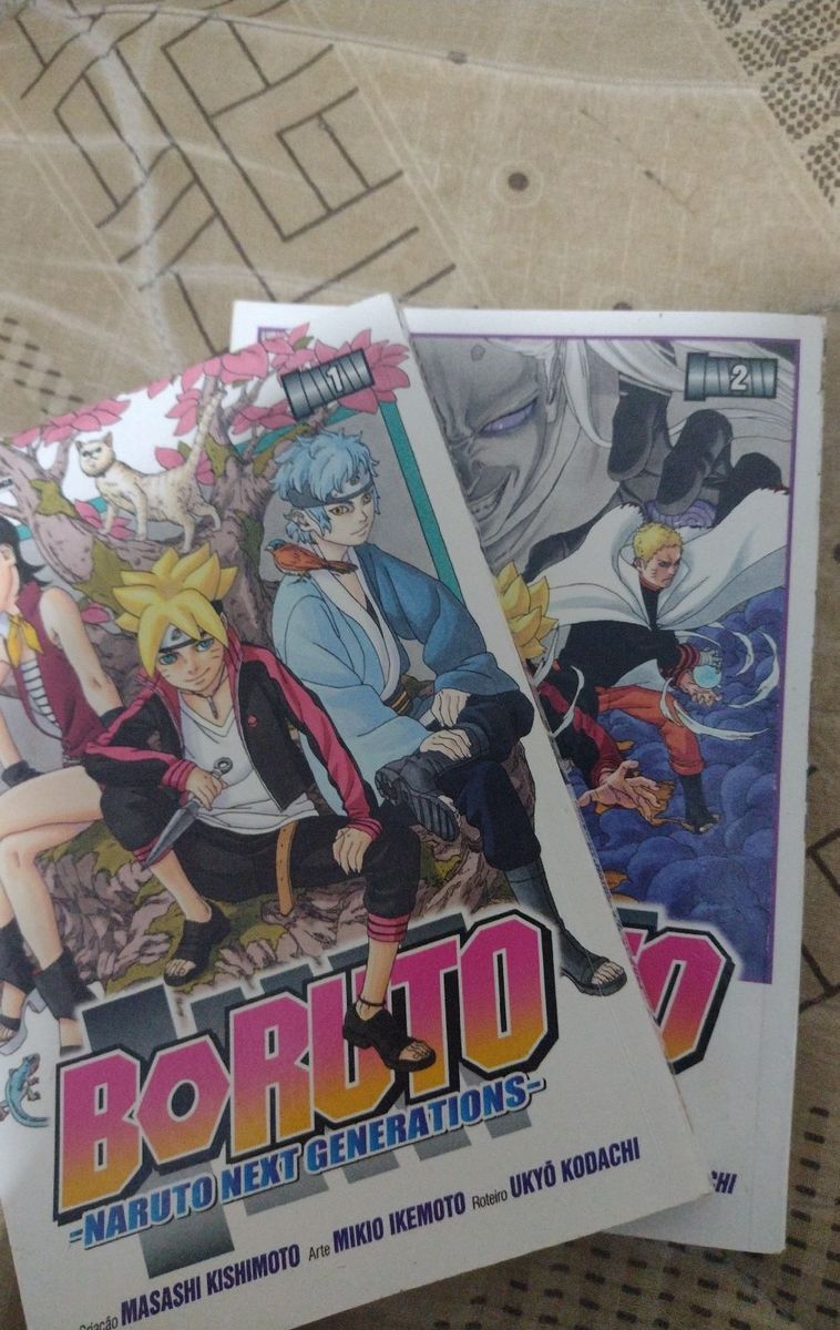 Manga Boruto Vol 1 e 2 | Livro Panini Nunca Usado 130592660 | enjoei