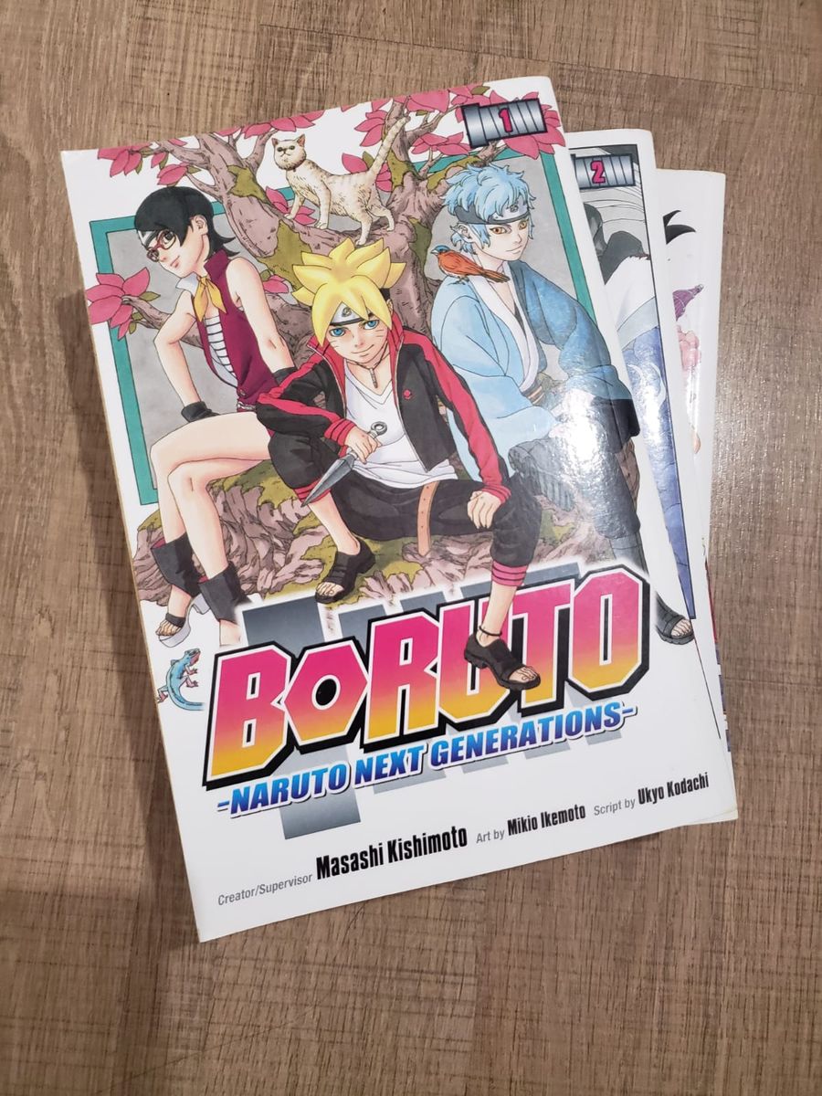 Mangá Boruto Volumes 1, 2 e 3 | Livro Shonen Jump Usado 59533379 | enjoei