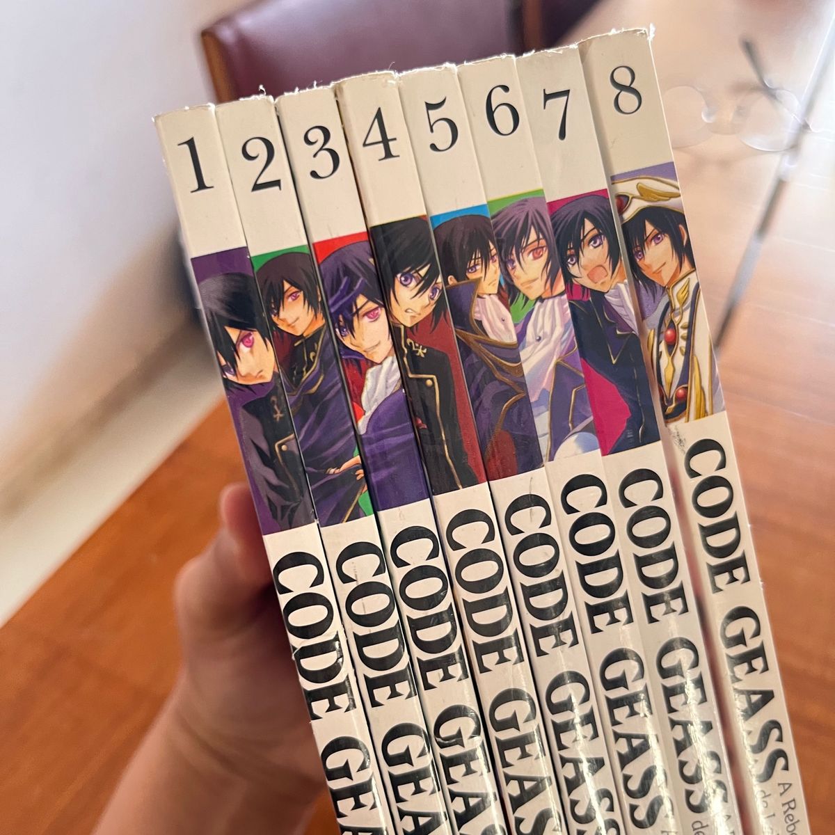 Mangá Code Geass 1 Ao 8 Jbc | Livro Jbc Usado 139241203 | enjoei