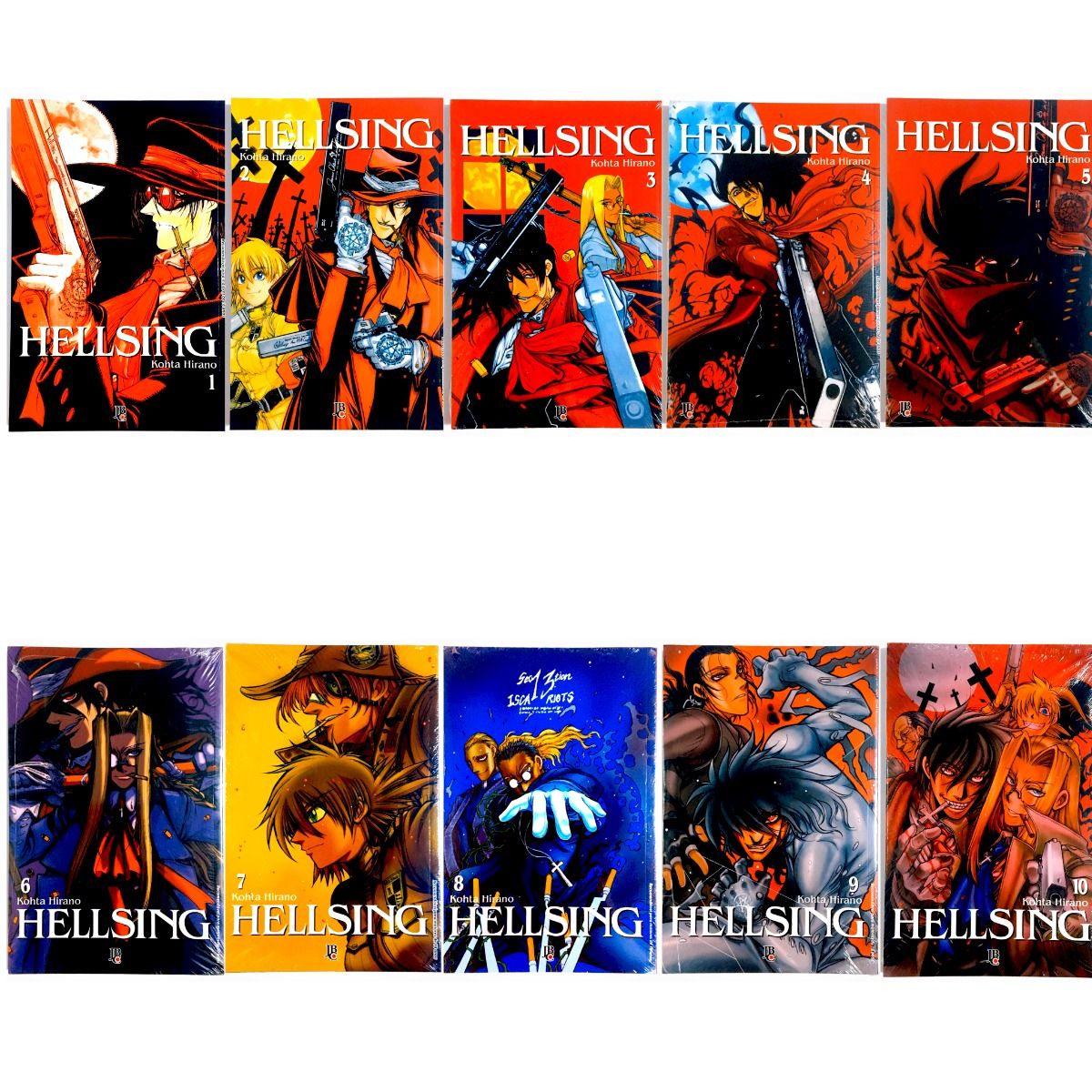 Mangá - Coleção Hellsing Completa - Volume 1 Ao 10 - Nova Edição ...