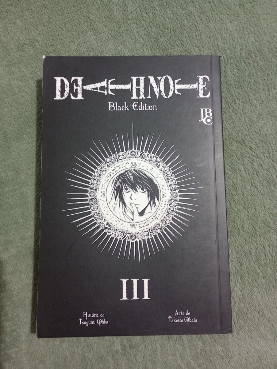 Mangá Death Note, Black Edition Volume 3 - Tsugumi Ohba | Livro Editora Jbc Usado 102292956 | enjoei