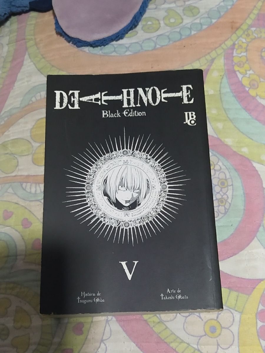 Mangá Death Note Black Edition Volume Cinco | Livro Death Note Usado 77258471 | enjoei