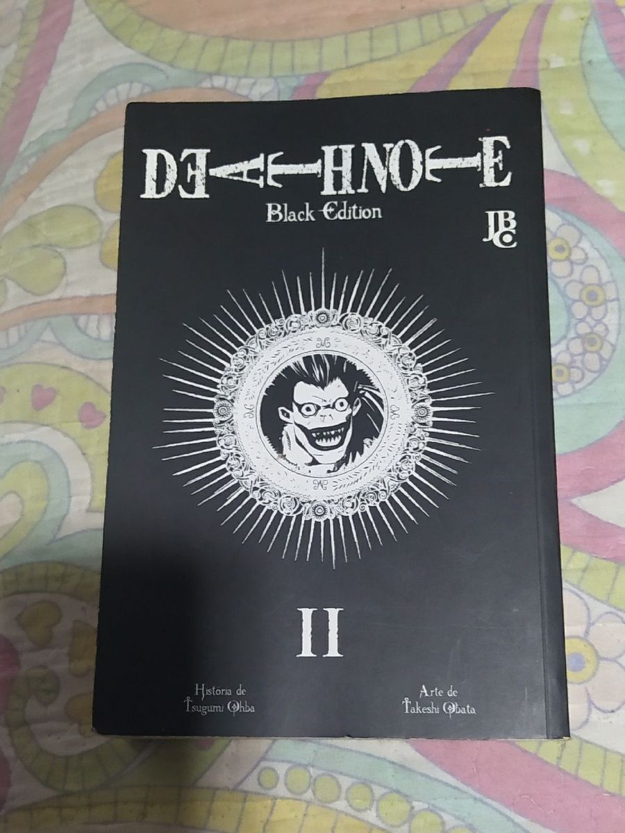 Mangá Death Note Black Edition Volume Dois | Livro Editora Jbc Usado ...