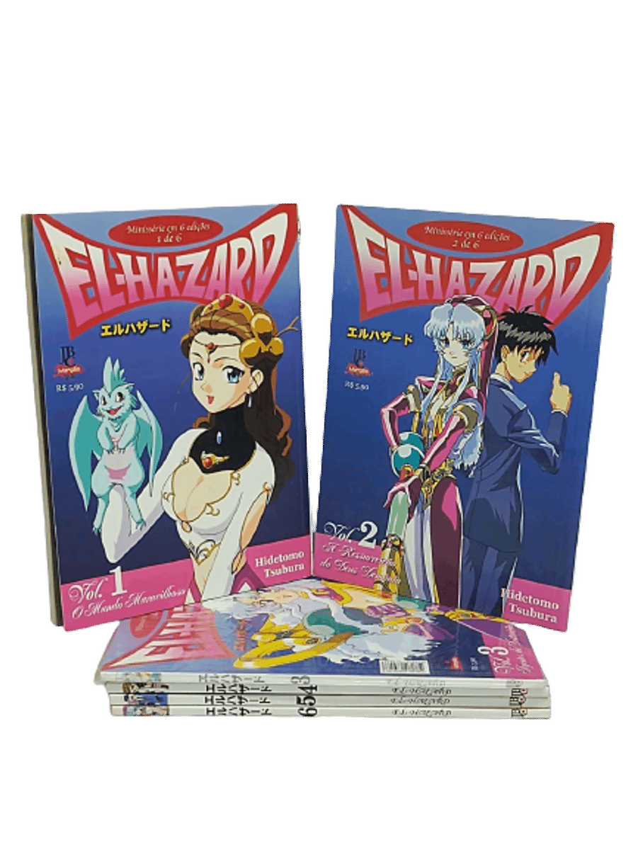 Manga El-hazard Coleção Completa Vol 01 Ao 06 Editora Jbc | Livro Manga ...