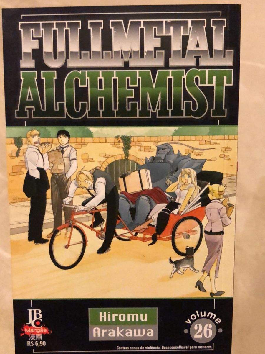 Mangá Fullmetal Alchemist Vol 26 | Livro Jbc Mangás Usado 52628776 | enjoei
