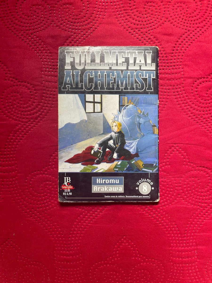 Mangá Fullmetal Alchemist - Volume 8 | Livro Jbc Mangas Usado 128757066 ...