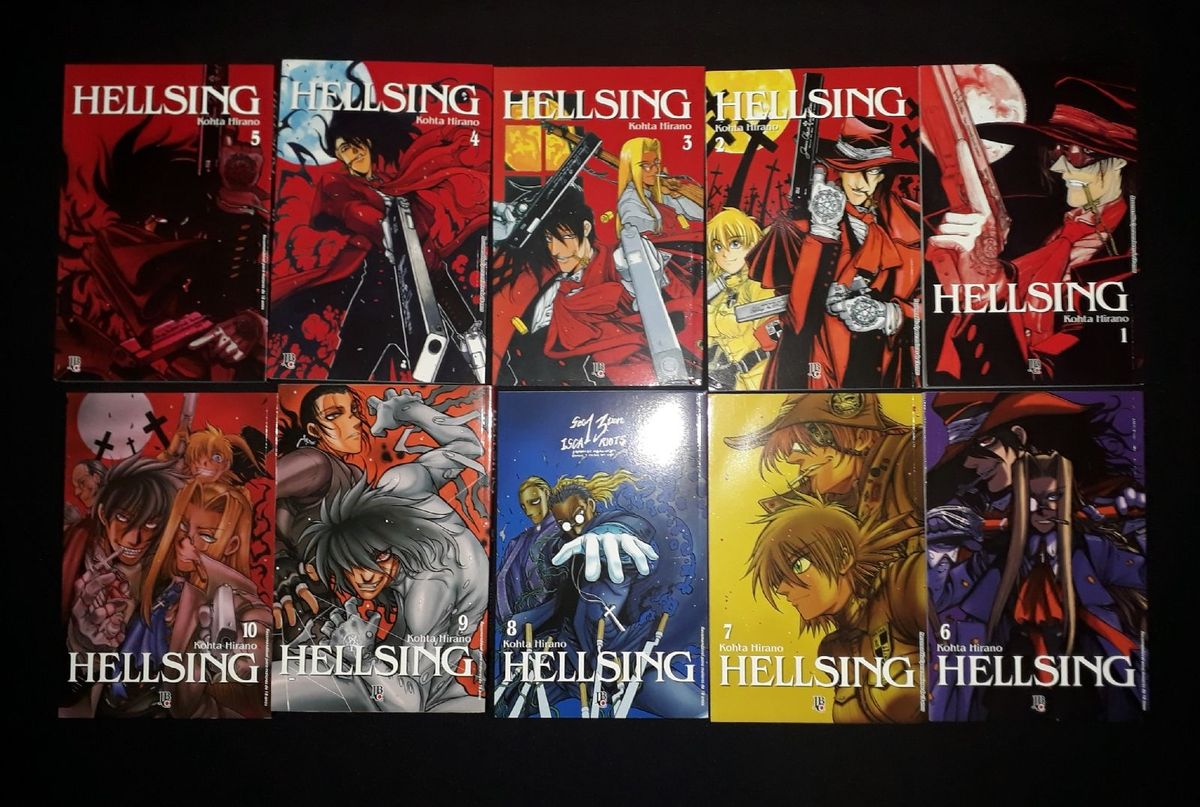 Mangá Hellsing 1 Ao 10 Coleção Completa | Livro Jbc Usado 81370548 | enjoei