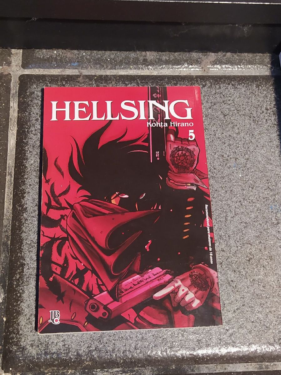Mangá Hellsing Volume Cinco | Livro Editora Jbc Usado 77262344 | enjoei