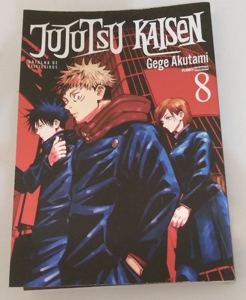 Mangá Jujutsu Kaisen Volume 8 | Produto Masculino Usado 81390561 | enjoei