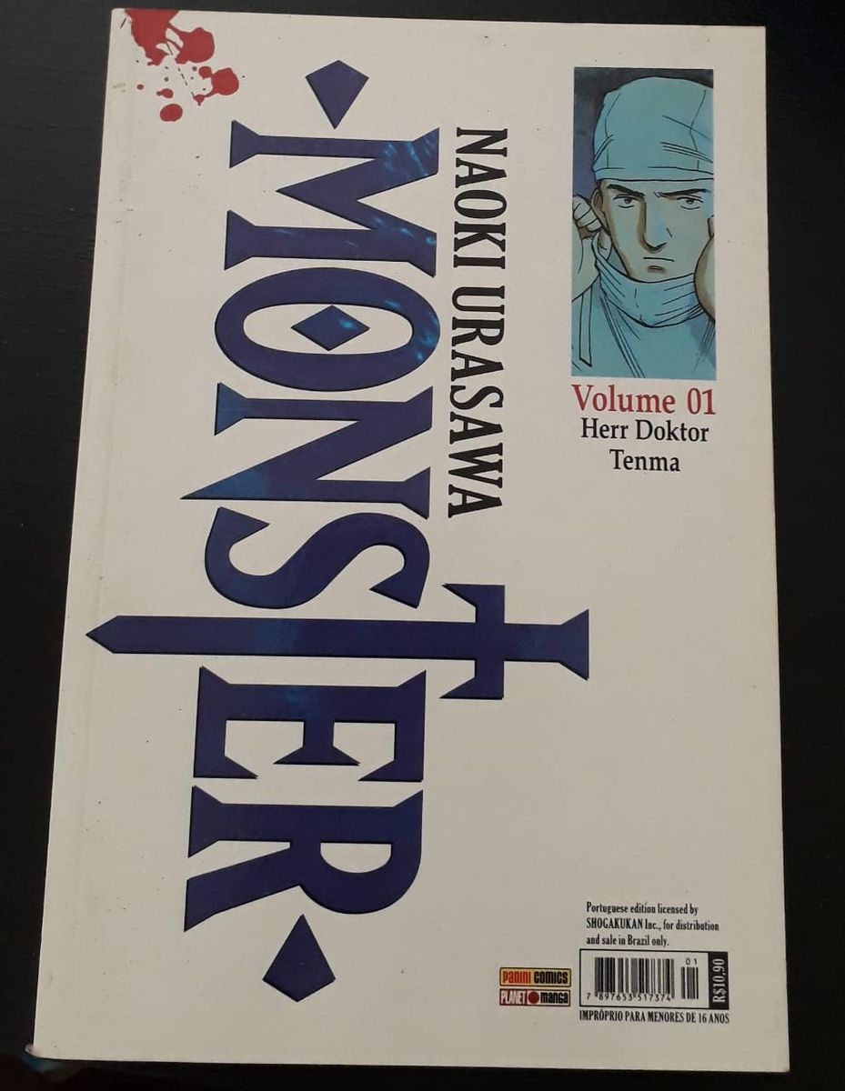 Mangá Monster - Volumes 1, 2 e 3 | Livro Usado 55833592 | enjoei