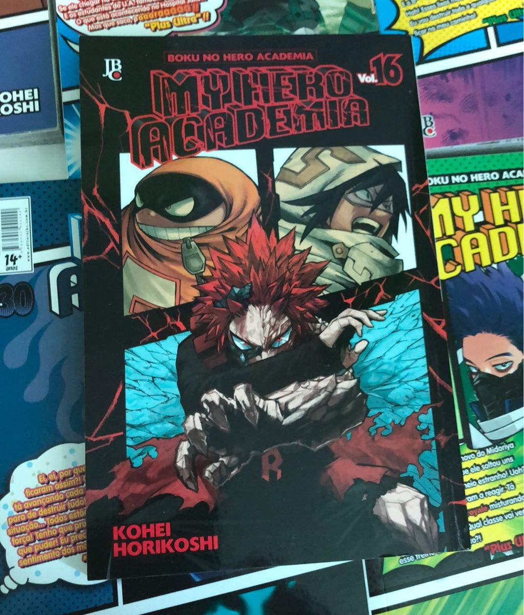 Mangá My Hero Academia Vol. 16 (boku No Hero Academia Volume 16 ...