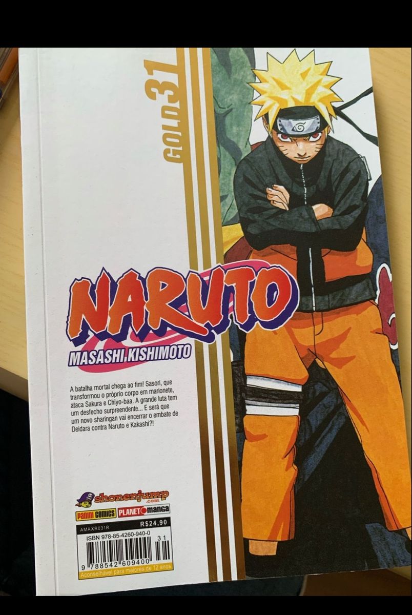 Mangá Naruto Número 31 | Livro Naruto Usado 86973139 | enjoei