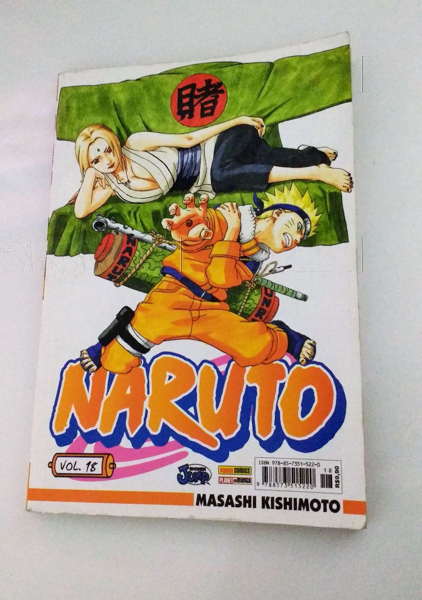 Mangá Naruto Vol. 18 | Livro Panini Comics Usado 20449770 | enjoei