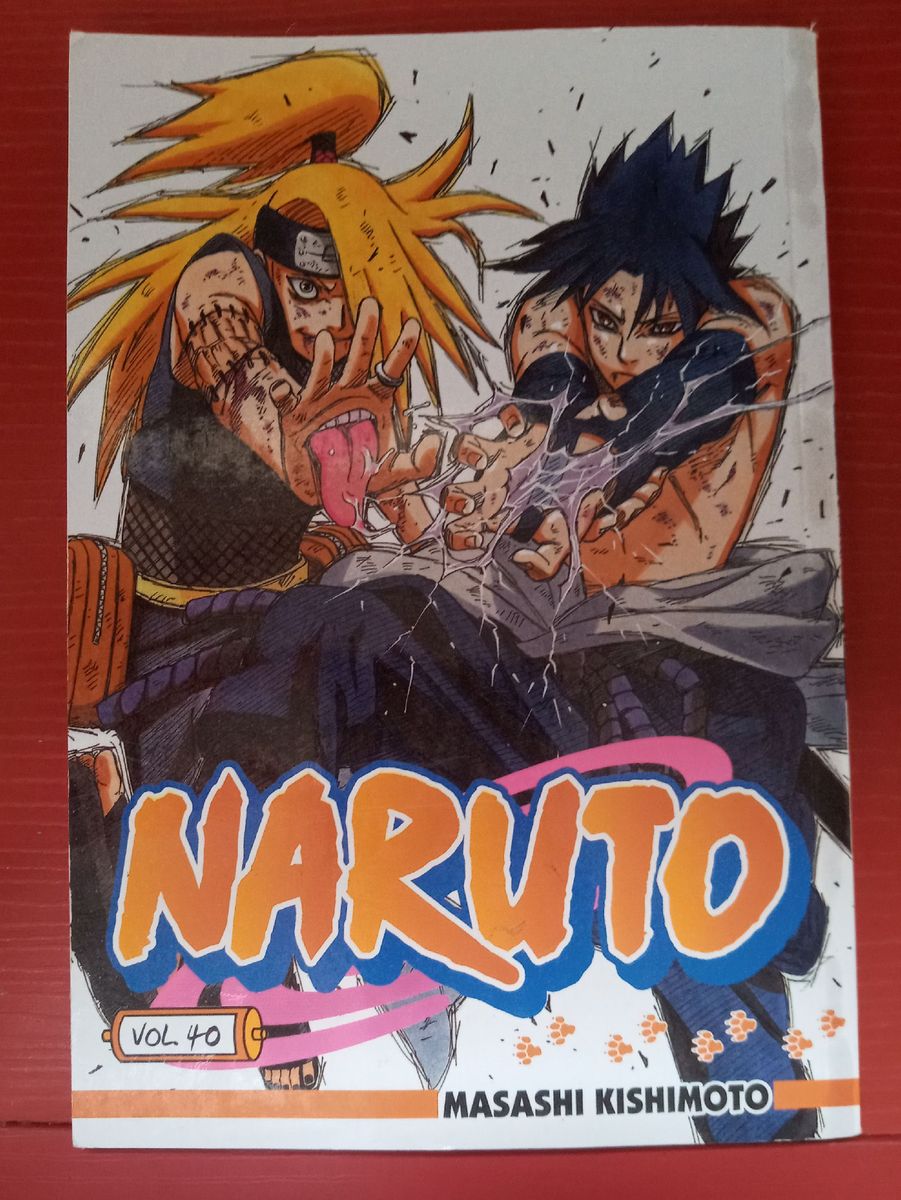 Manga Naruto Vol 40 | Produto Masculino Naruto Usado 66381920 | enjoei