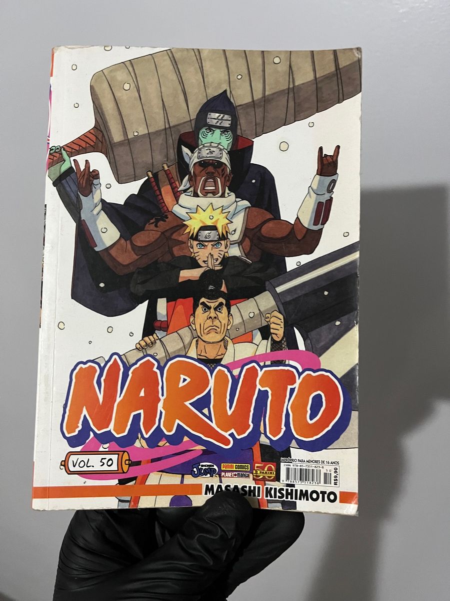 Mangá Naruto Vol. 50 | Livro Panini Usado 94046860 | enjoei