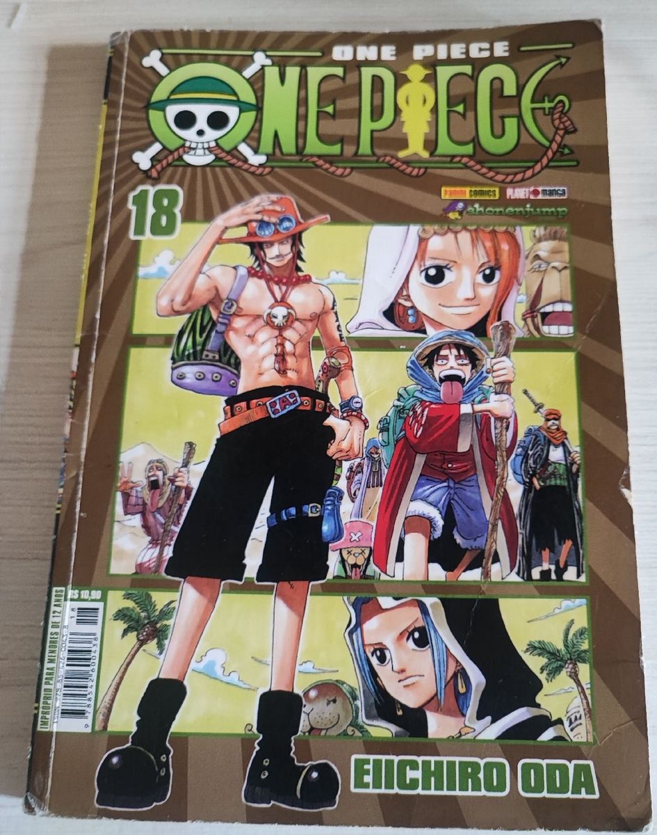Mangá One Piece - Vol 18 | Livro Panini Usado 80300449 | enjoei