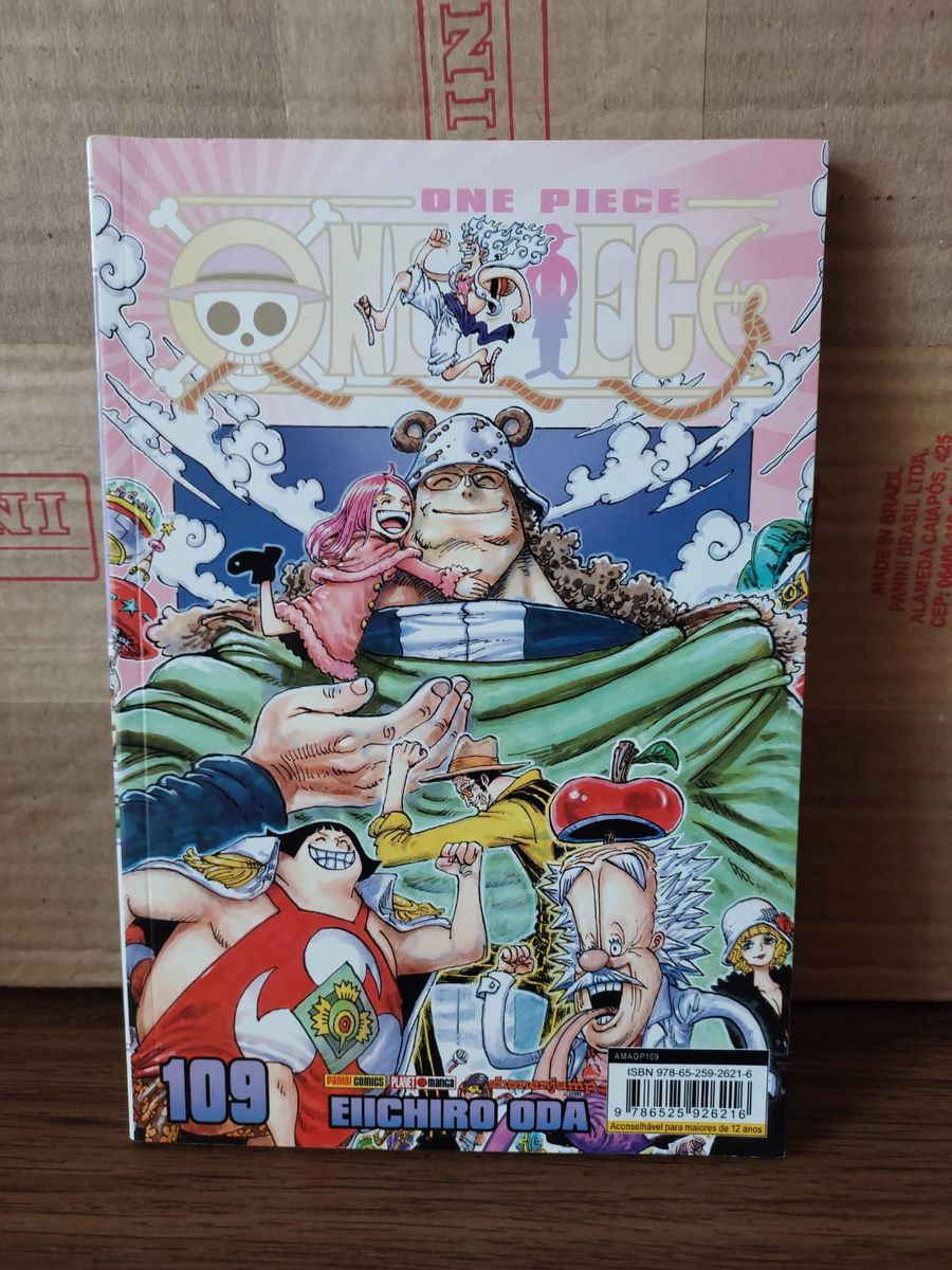 Mangá One Piece Volume 109 | Livro One Piece Usado 131512865 | enjoei