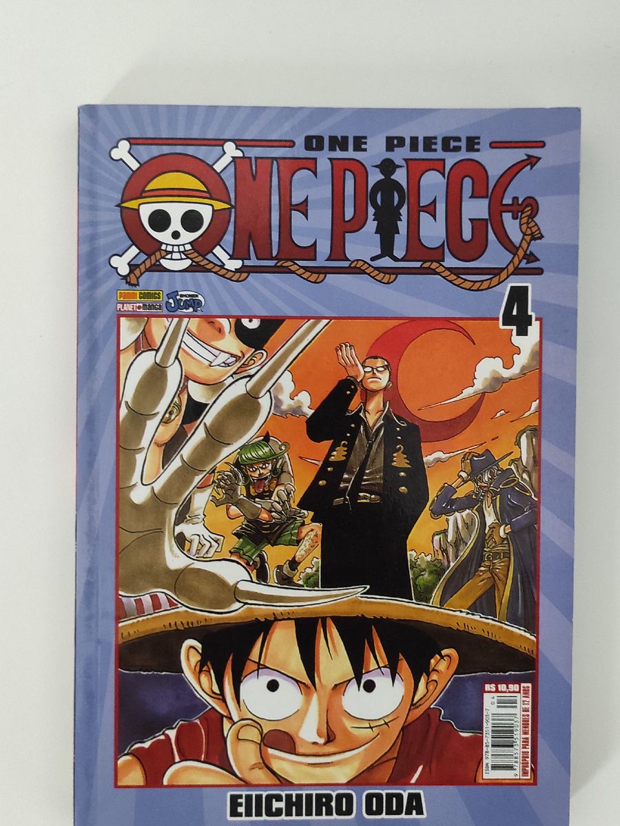 Mangá One Piece Volume 4 | Livro Panini Usado 62865597 | enjoei