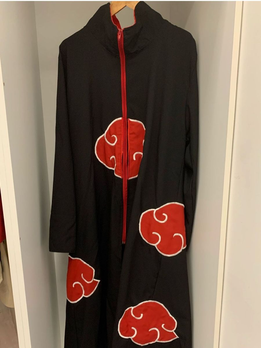 Manto Akatsuki Naruto | Vestido Feminino Naruto Usado 75845369 | enjoei
