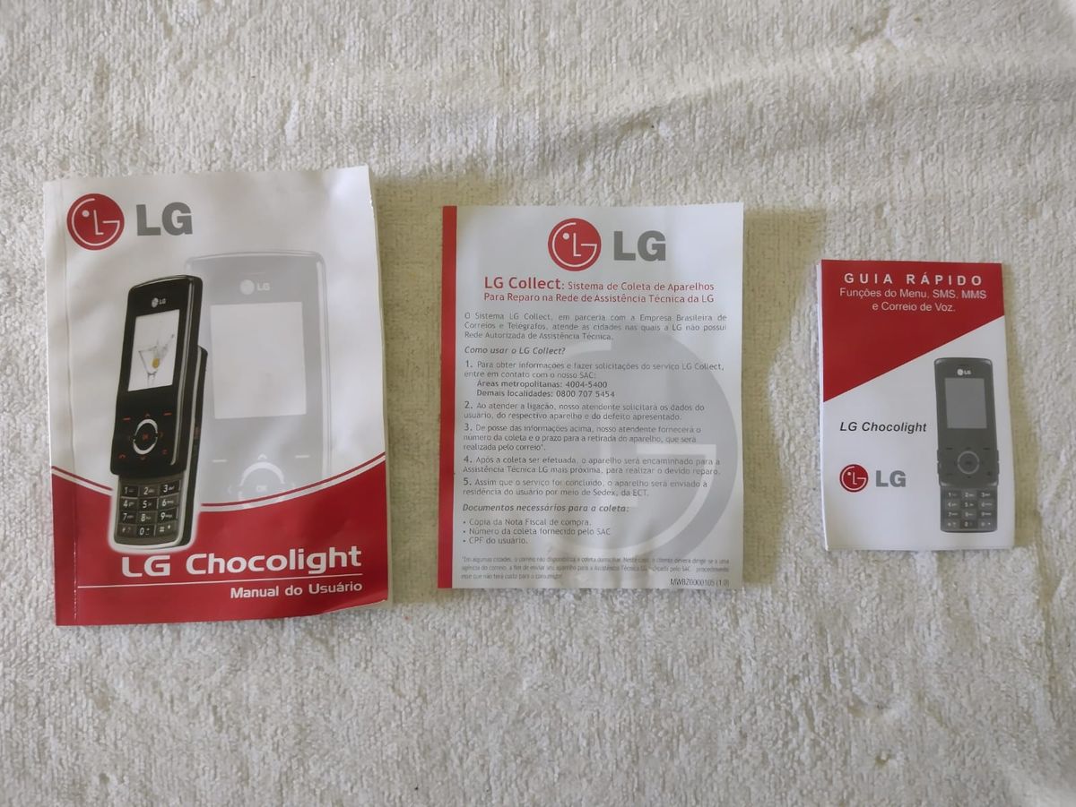 Manual Celular Lg Chocolight, Manual Original | Item Info & Eletro Lg ...