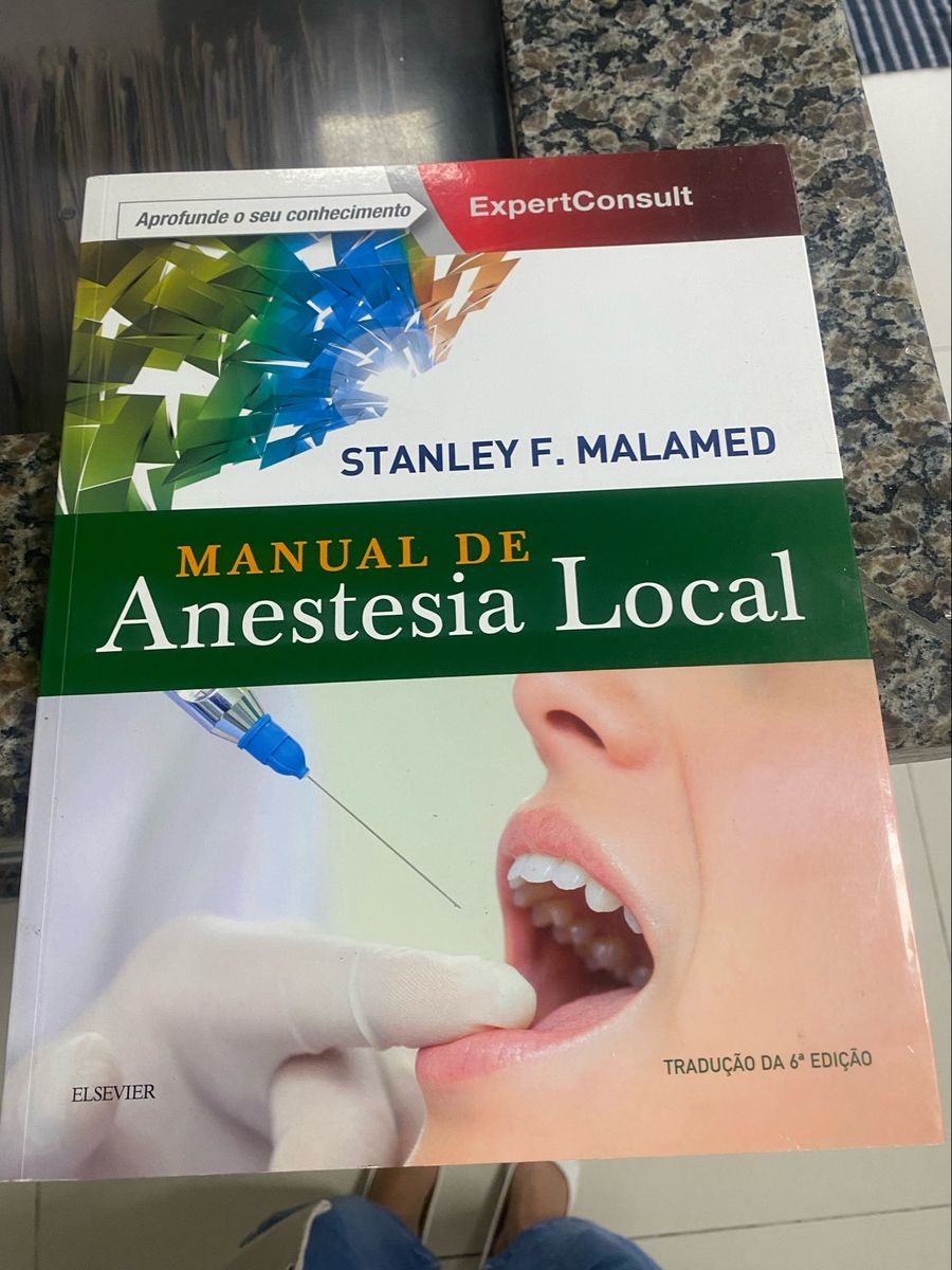 Manual de Anestesia Local - Malamed | Livro Usado 82089287 | enjoei