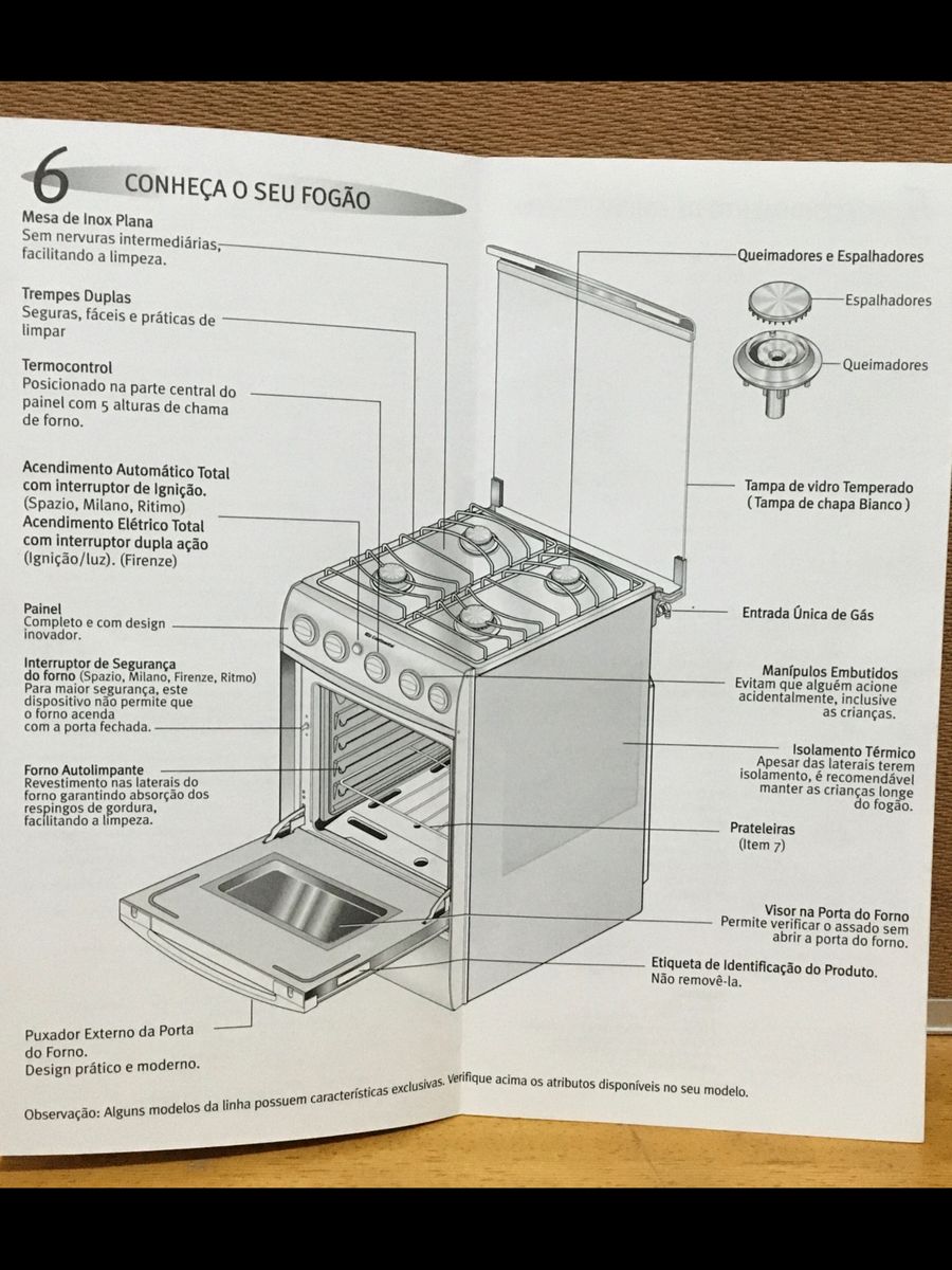 Manual de Instruções - Fogão Continental | Item de Papelaria Manual ... Manual de Instruções - Fogão Continental | Item de Papelaria Manual ...