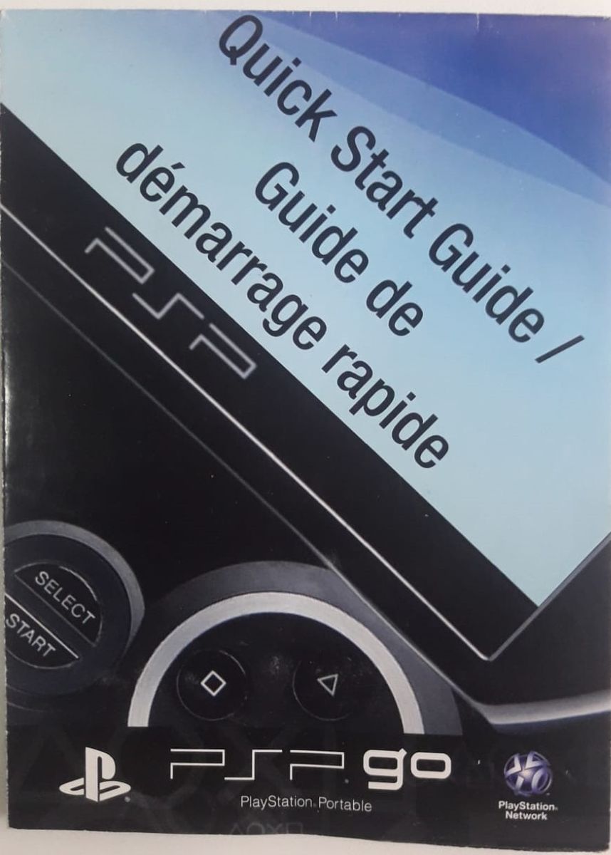 Manual de Instruções / Guia Playstation Psp Go | Livro Usado 80570873 ...