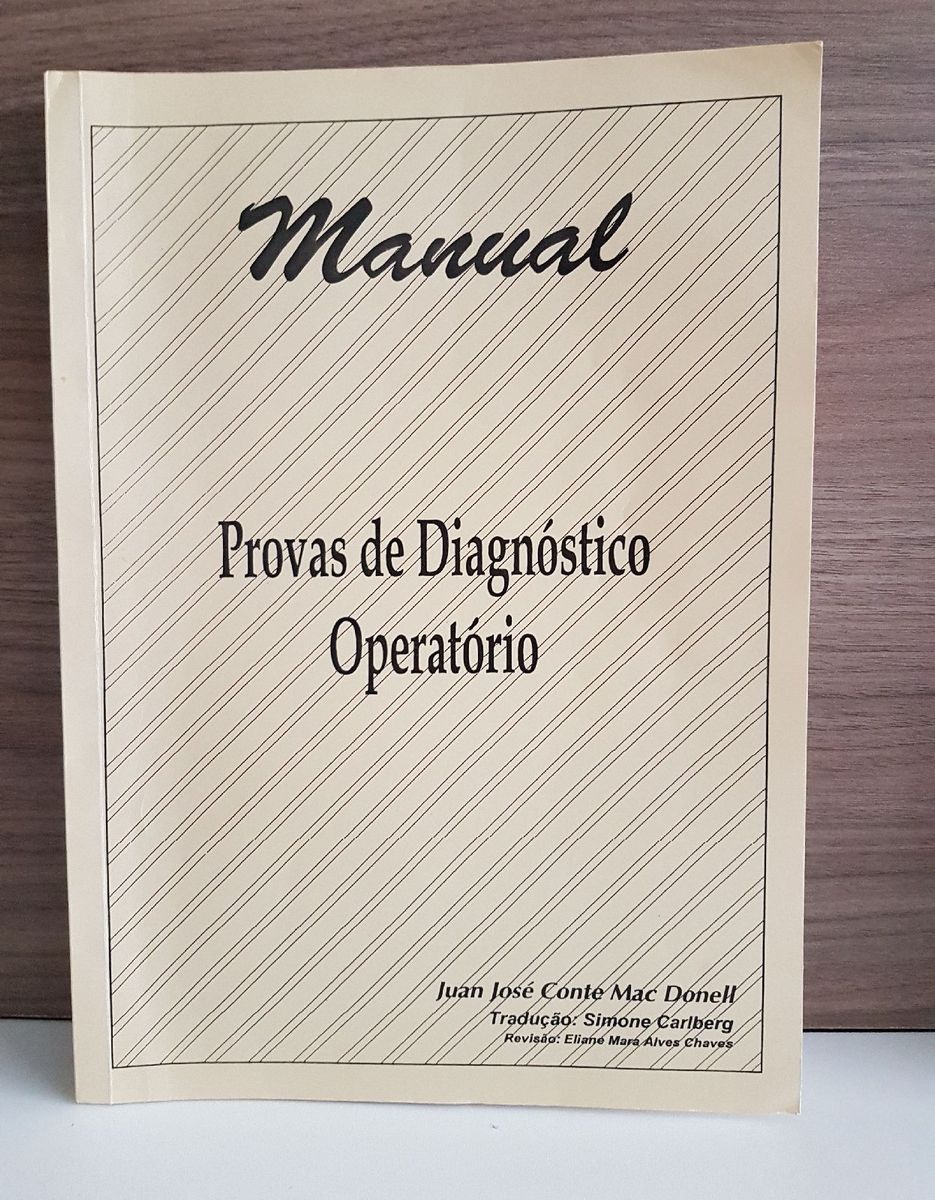 Manual de Provas de Diagnóstico Operatório - Mcdowell -trad. Simone ...