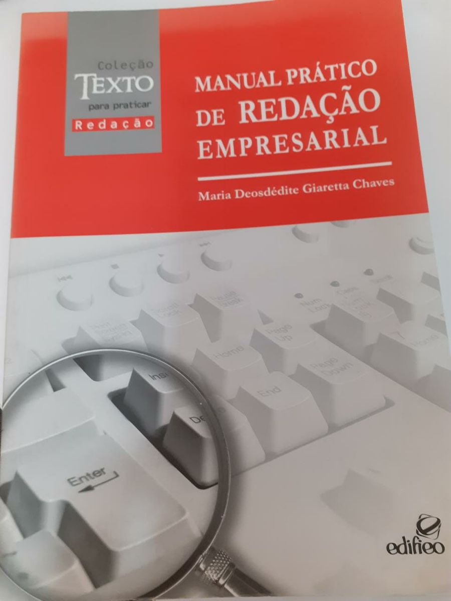 Manual Prático de Redação Empresarial | Livro Edifieo Usado 49945642 ... Manual Prático de Redação Empresarial | Livro Edifieo Usado 49945642 ...
