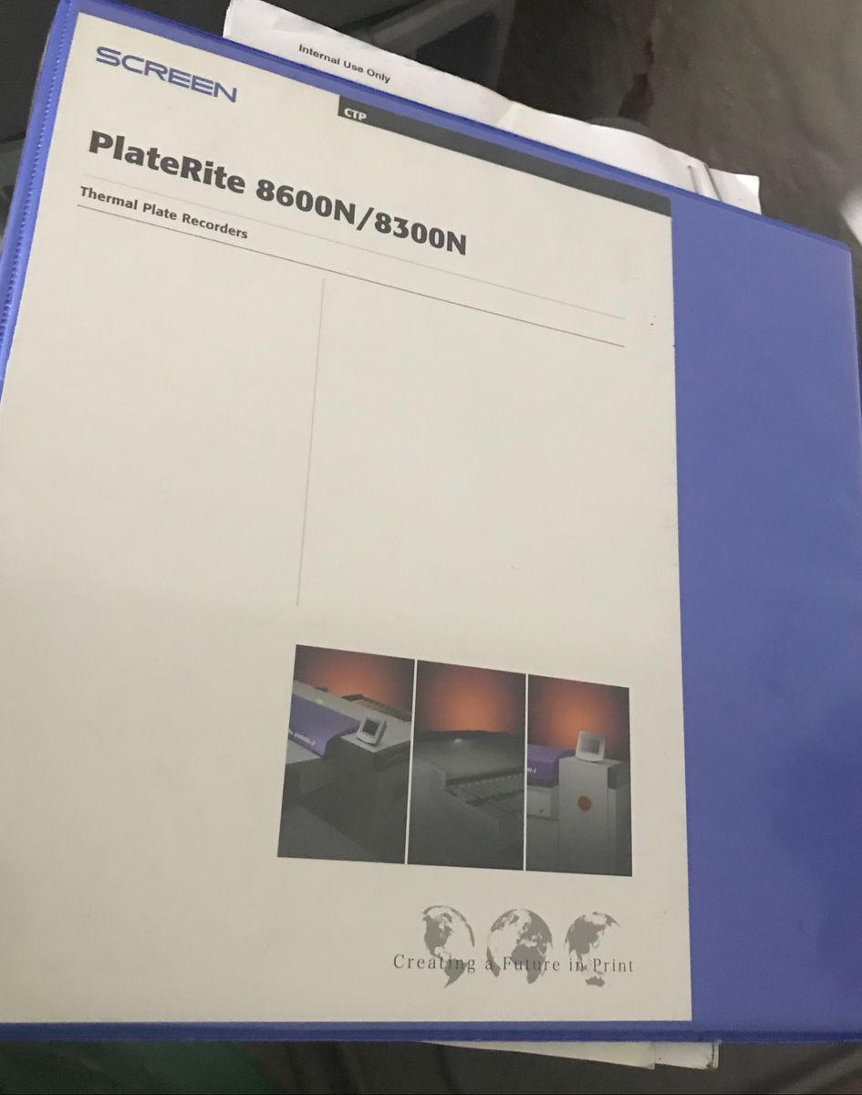 Manual Técnico Ctp Screen 8600n/8300n/4300s/8600m com Anotações de ...