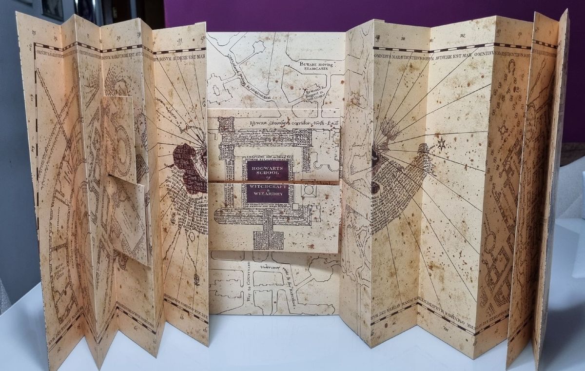 Mapa do Maroto Original - Harry Potter | Filme e Série Universal ...