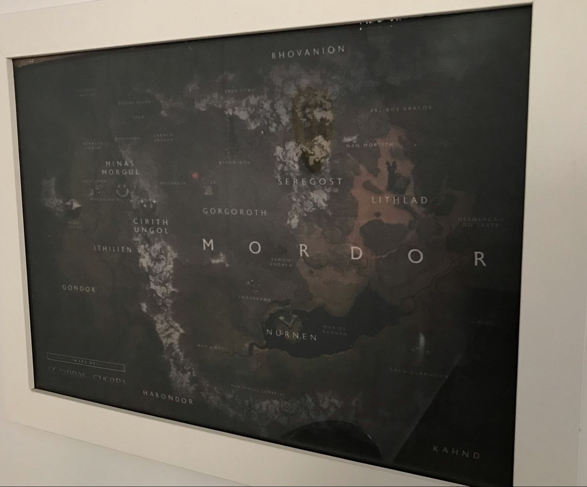Mapa Mordor | Item de Decoração Mordor Nunca Usado 34034374 | enjoei