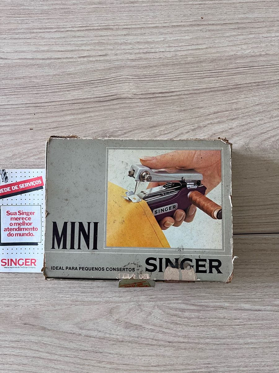 Máquina Costura Vintage Mini Singer | Cacareco Singer Usado 110019451 ...