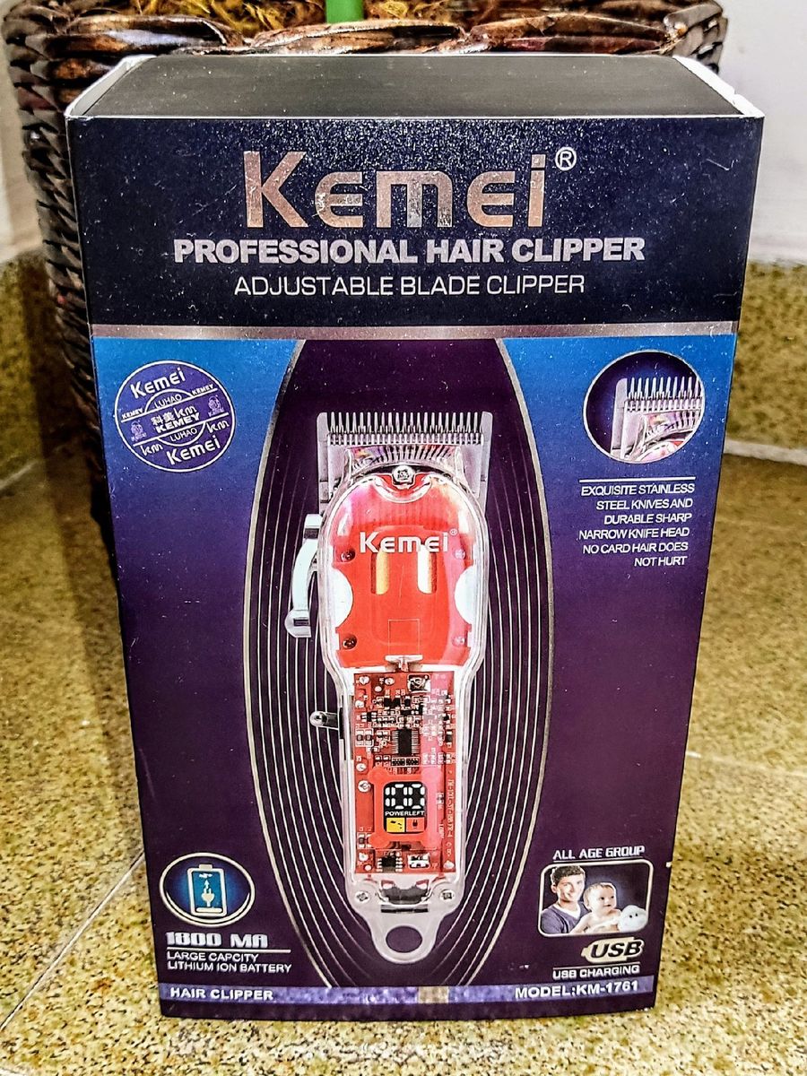 Máquina de Corte Profissional Kemey 1761 | Produto Masculino Kemei ...