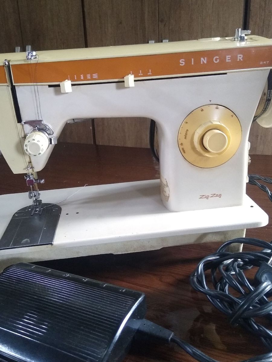 Máquina de Costura, Singer 247. | Eletrodoméstico Singer 247 Usado ...