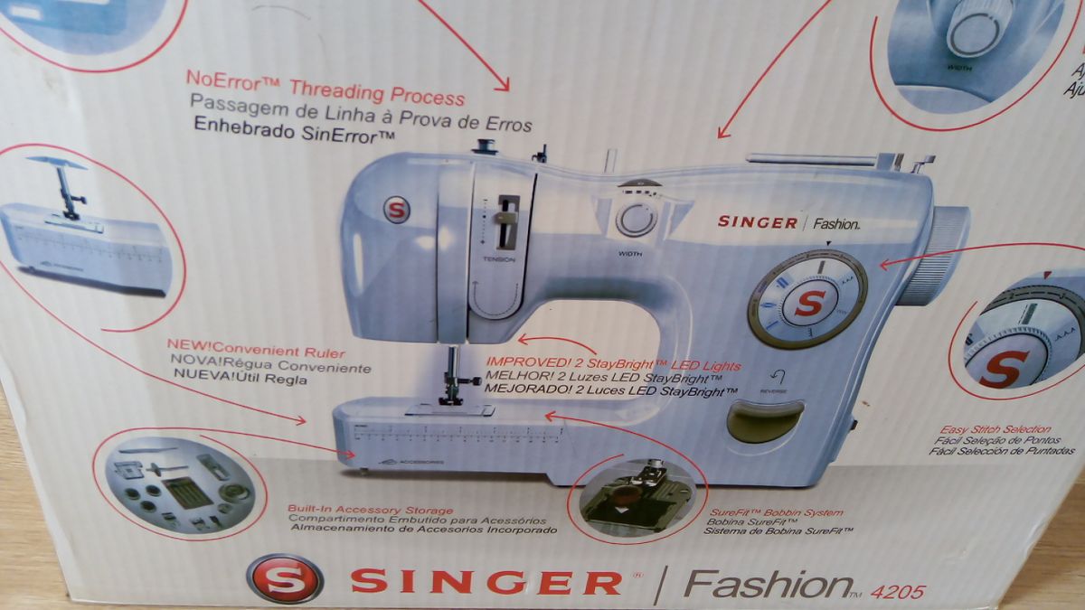 Máquina de Costura Singer Fashion 4205 | Eletrodoméstico Singer Usado ...