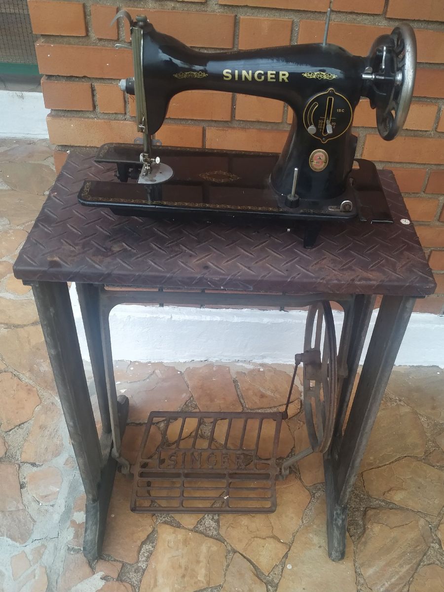 Máquina de Costura Singer para Colecionador | Cacareco Singer Usado ...