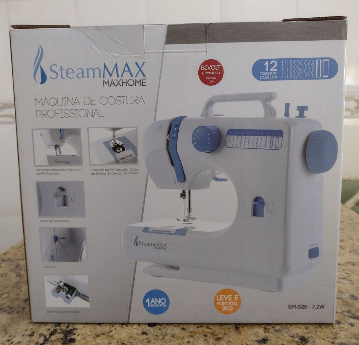 Máquina de Costura Steammax Maxhome | Produto Feminino Steammax Maxhome ...