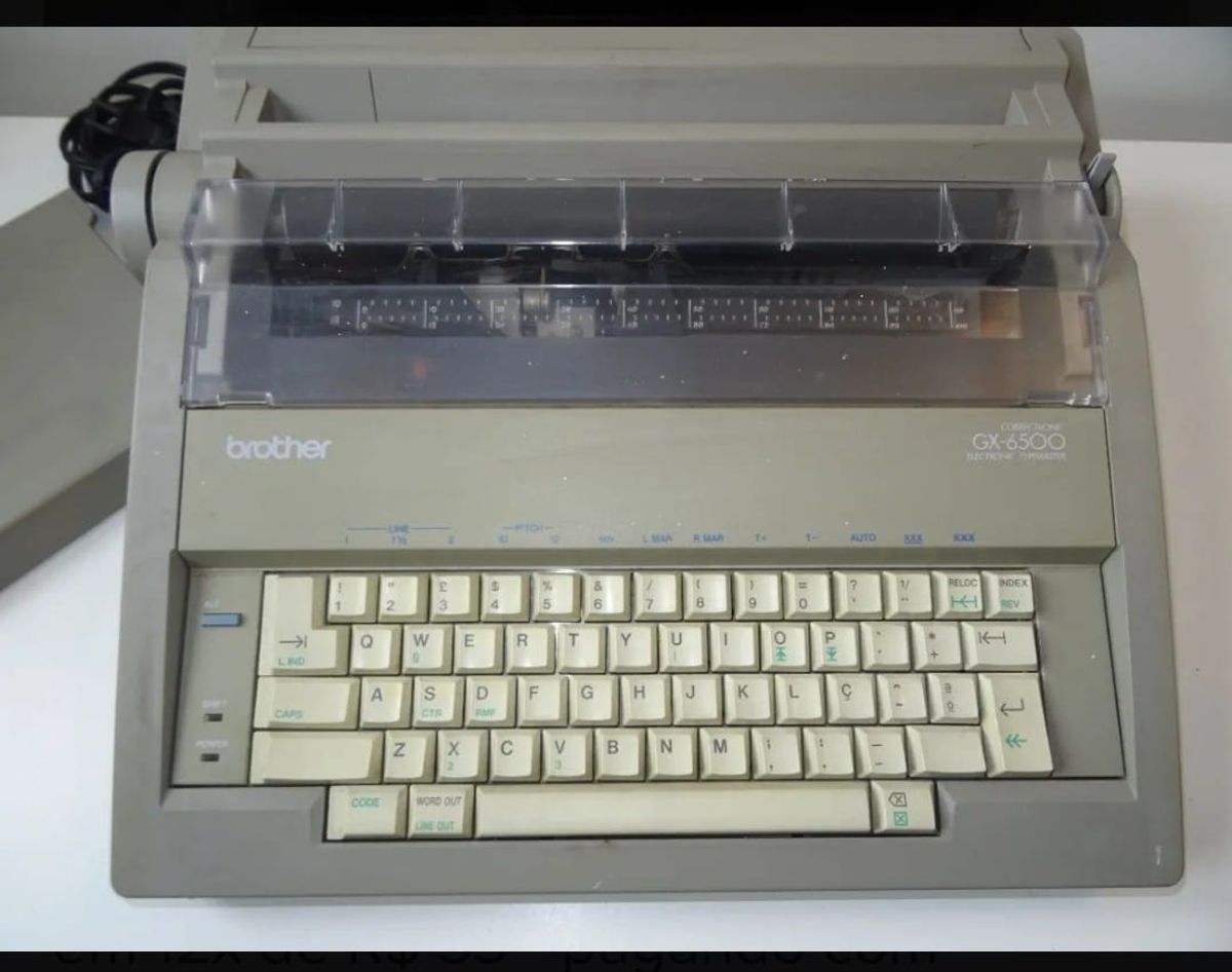 Maquina de Escrever Eletrica Brother Gx 6500 | Item Info & Eletro ...