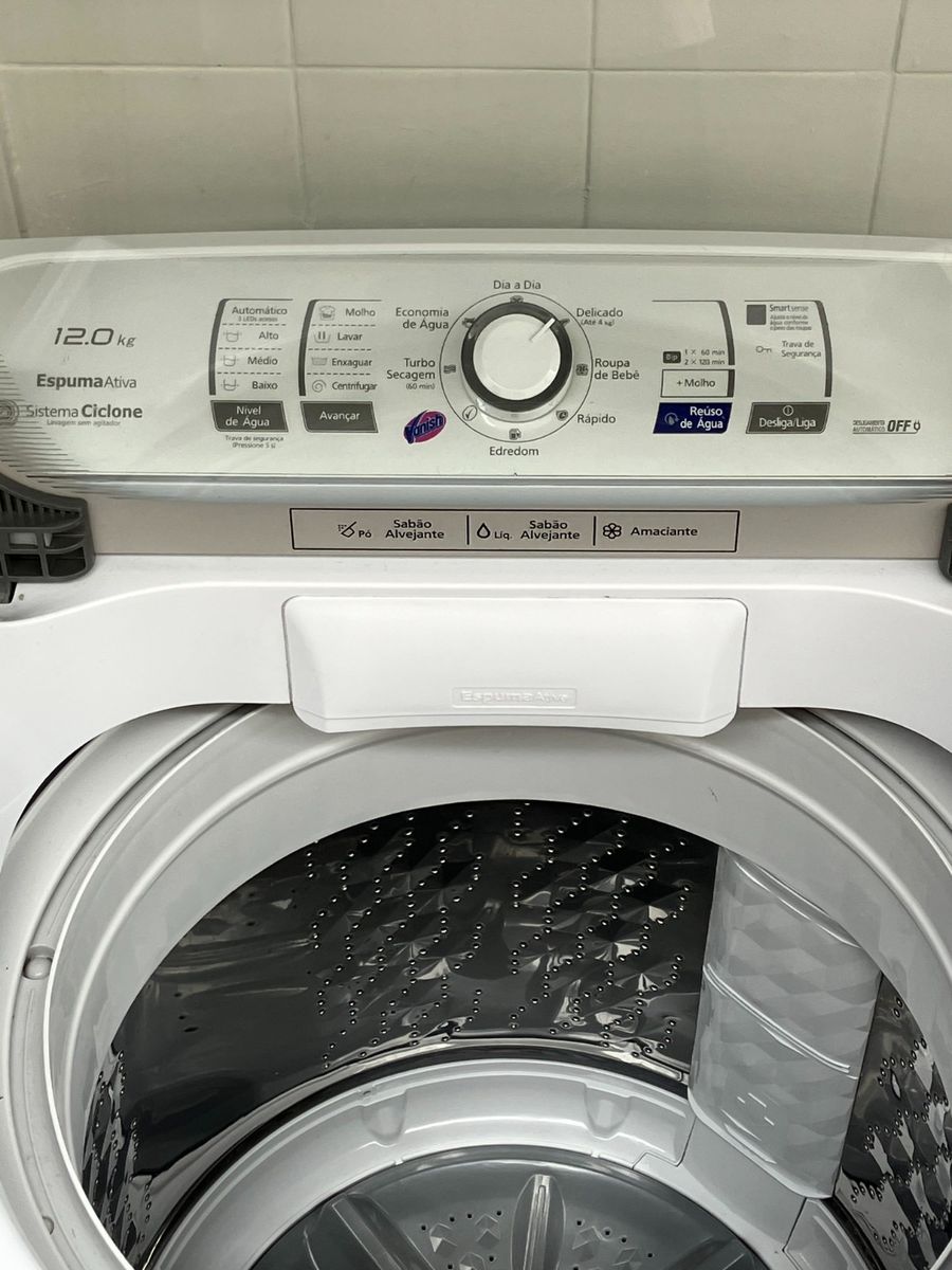 Máquina de Lavar Roupas 12kg Electrolux Lac12 Branca 127v | Item Info ...