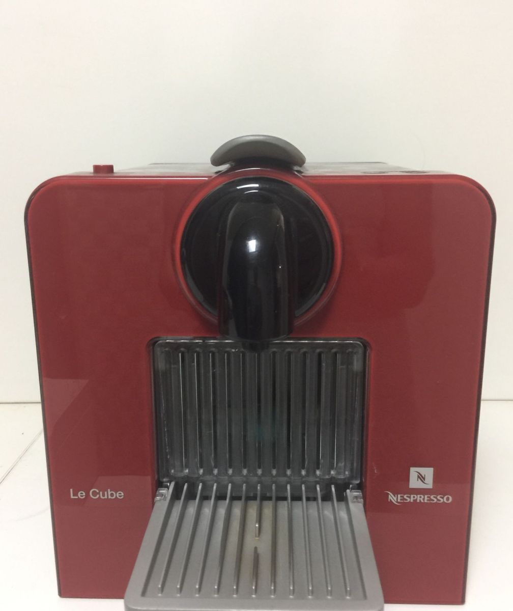 Máquina Nespresso Cube Vermelha | Eletrodoméstico Nespresso Usado ...