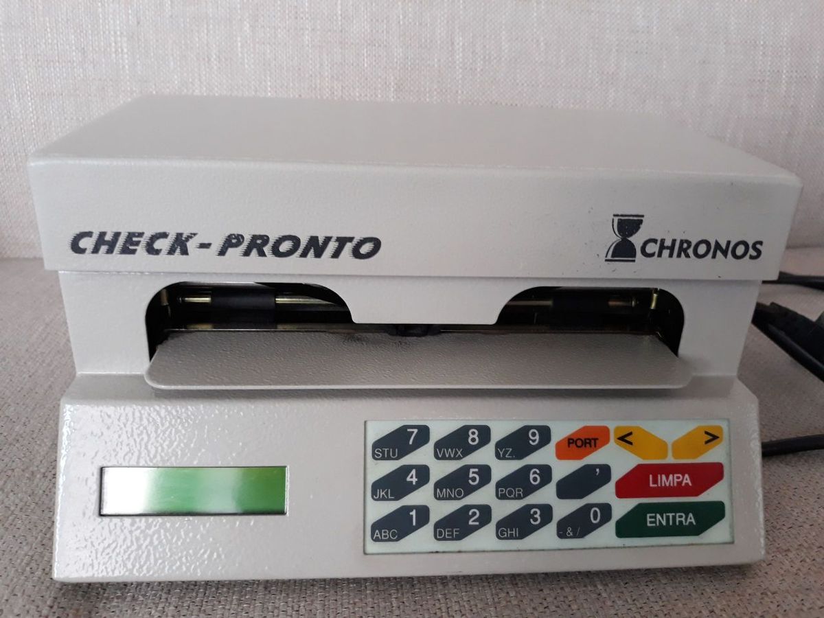 Maquina Preenchedora de Cheques Check-pronto | Item Info & Eletro ...