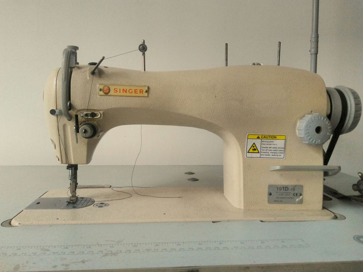 Máquina Reta Industrial Singer Modelo 191d - 30. | Móvel p/ Casa Singer ...