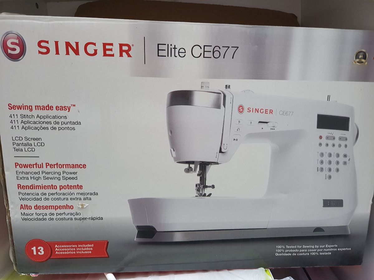 Máquina Singer Ce677 | Item Info & Eletro Singer Usado 95524512 | enjoei