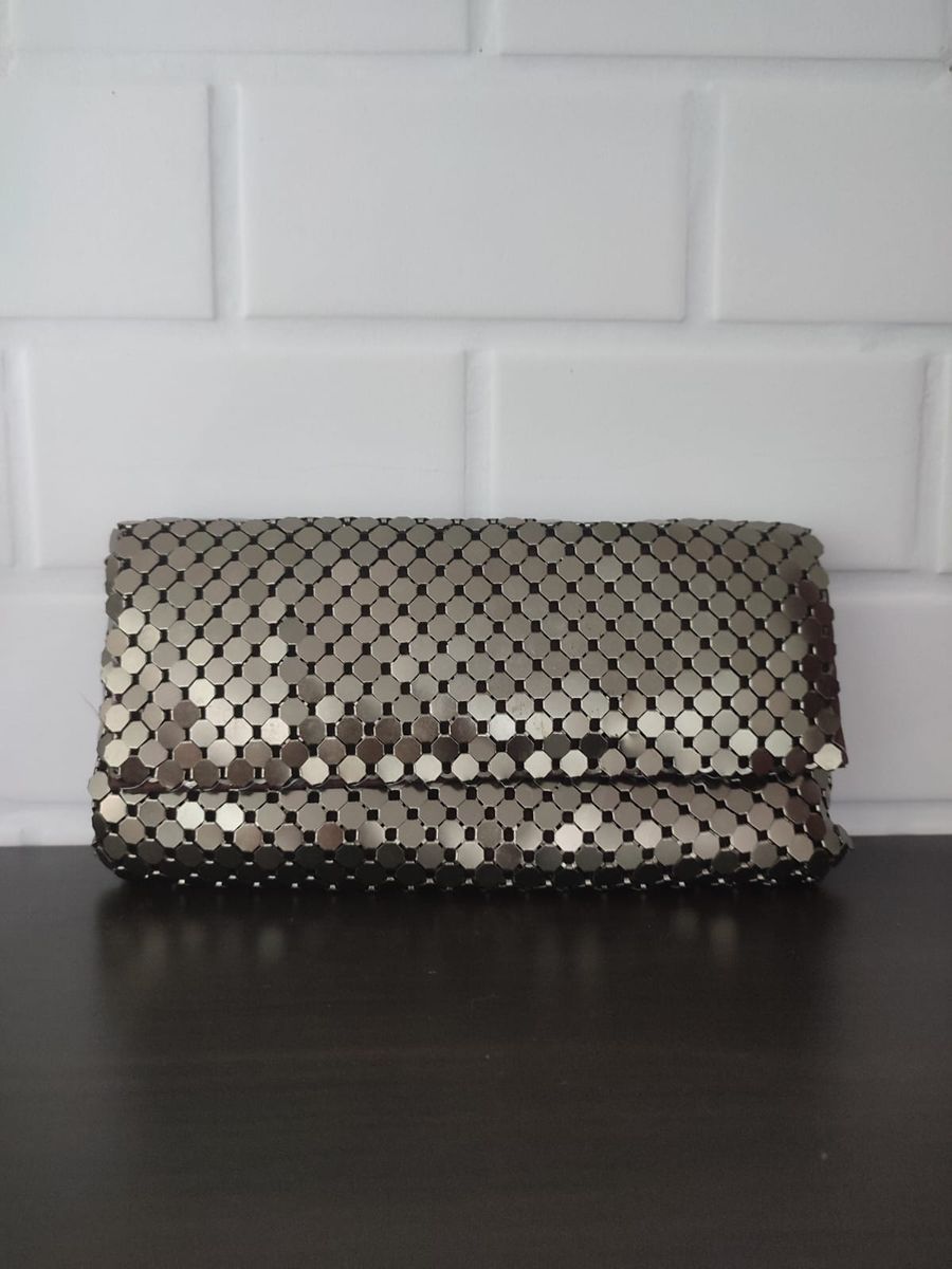 Maravilhosa Clutch Bronze (dourado Antigo) Comprada em Viagem. Cor ...