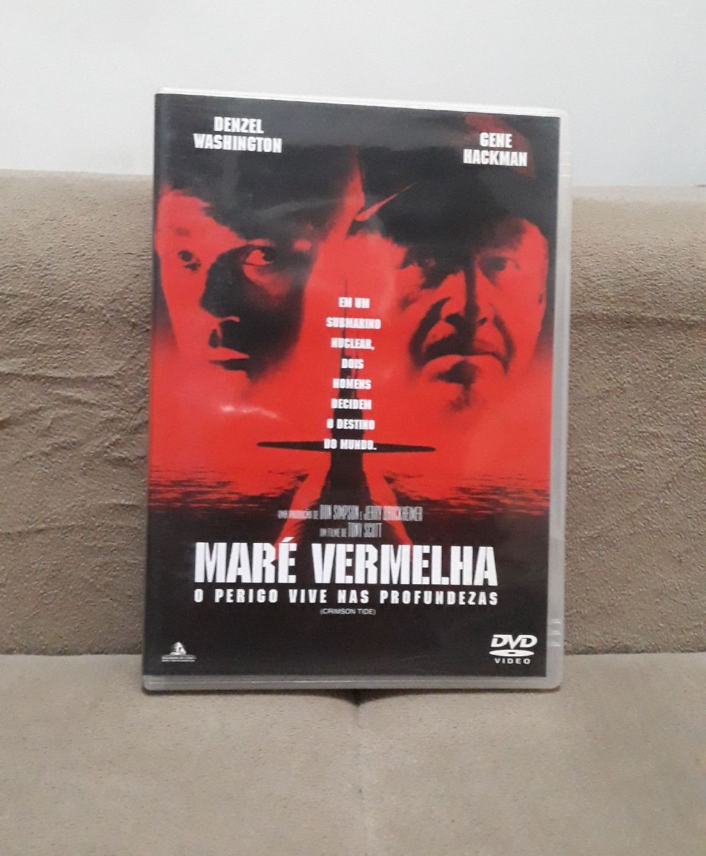 Maré Vermelha - Dvd - Filme Gene Hackman | Item de Música Dvd Usado ...